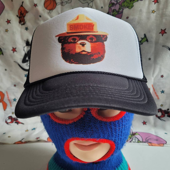 nissun | Accessories | Vintage Smokey The Bear Trucker Hat | Poshmark